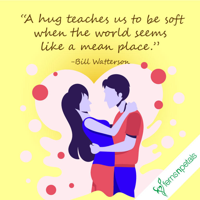 Happy Hug Day Quotes 2020 | Hug Day Messages and Wishes - Ferns N Petals