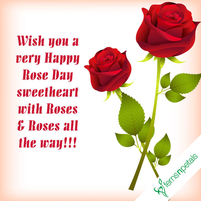 Rose Day Quotes, Wishes N Greetings | Happy Rose Day 2020 - Ferns N Petals