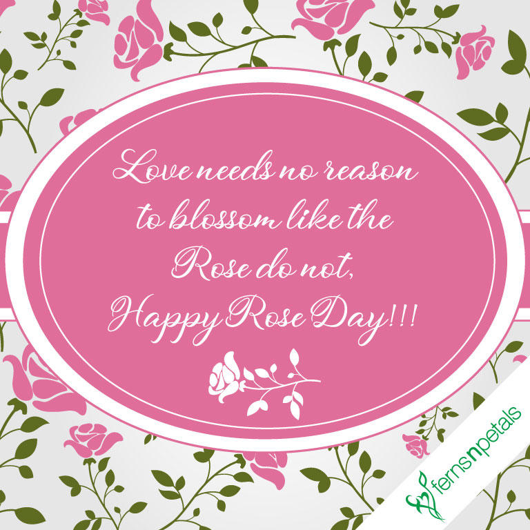 Rose Day Quotes, Wishes N Greetings | Happy Rose Day 2020 - Ferns N Petals