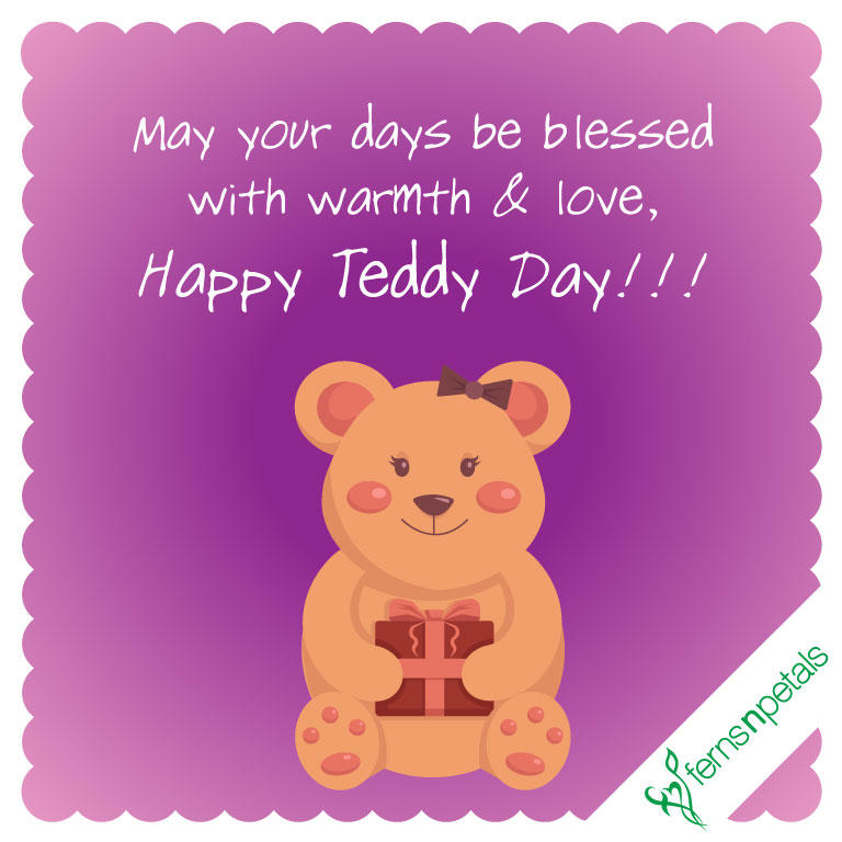 Teddy Day Quotes, Greetings & Wishes | Happy Teddy Day 2020 - Ferns N ...