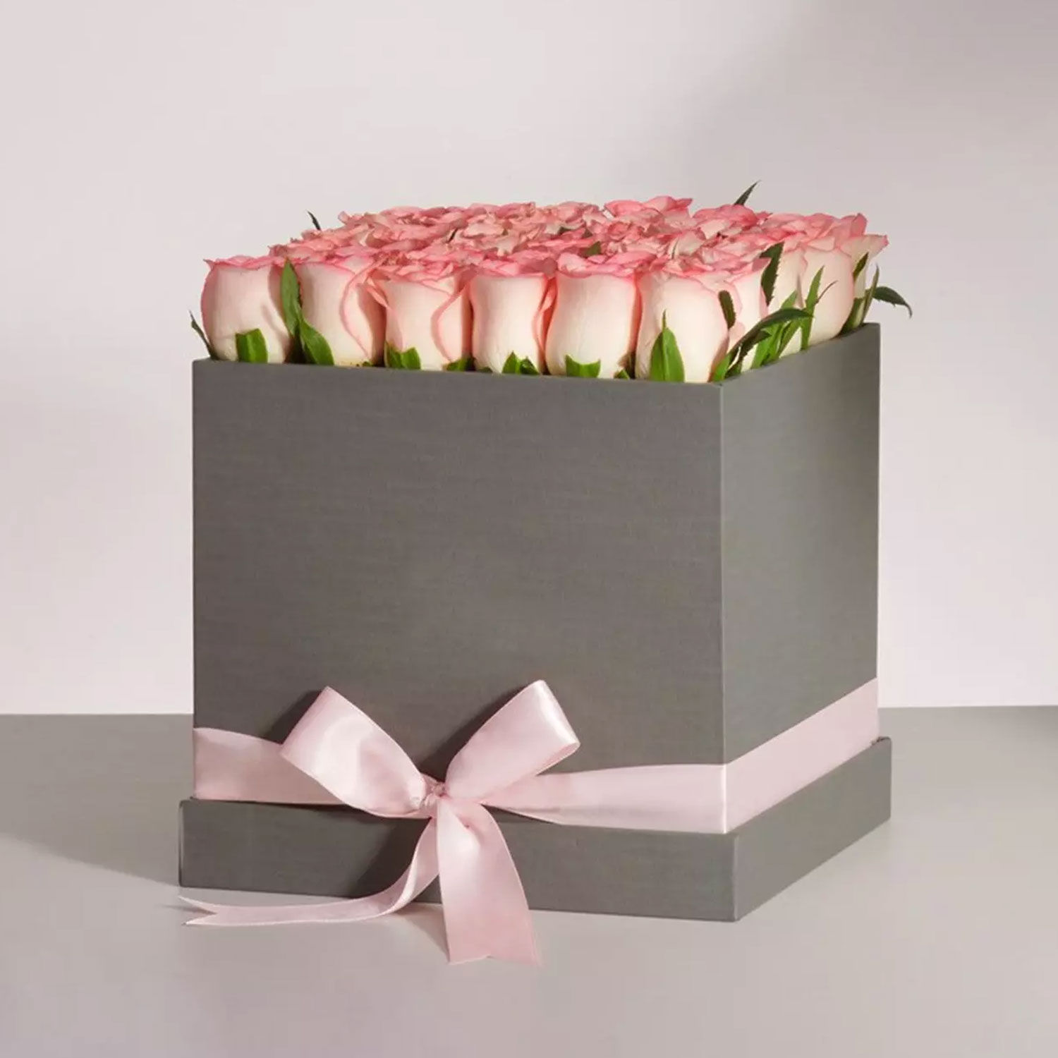 Pink Roses Box With Mix Half Kg Baklava Sweets Delivery in Singapore ...
