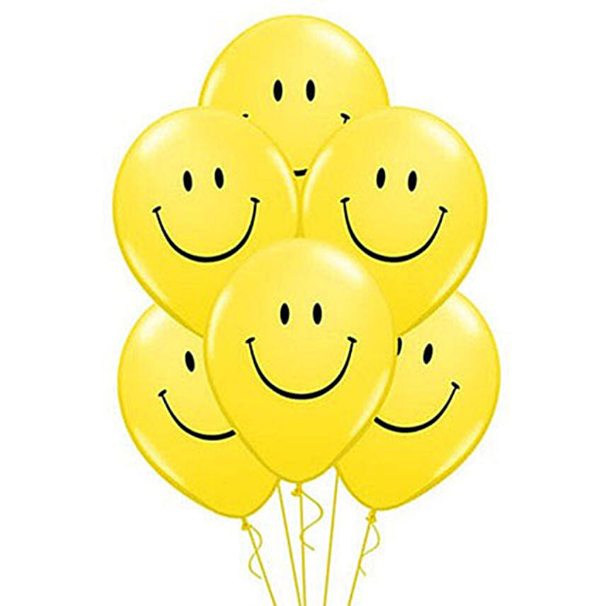 Smiley Helium Balloons Delivery in Singapore - FNP SG