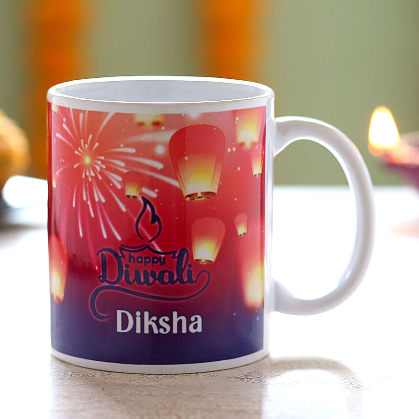 Personalised Name Deepavali Mug Delivery in Singapore - FNP SG