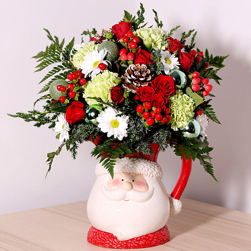 Santa Special Flower Arrangement Delivery in Singapore - FNP SG