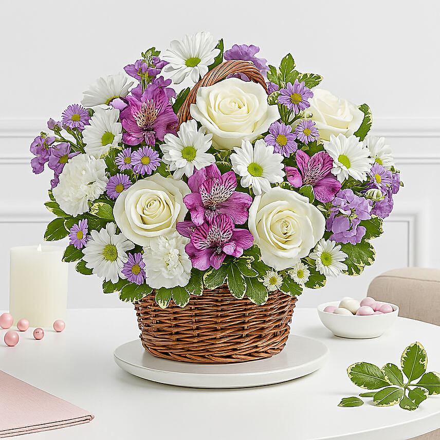 Basket Of Royal Flowers Delivery in Singapore - FNP SG