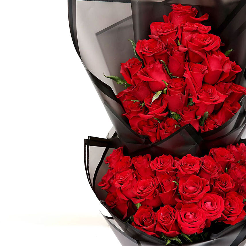 Online 50 Red Roses Bunch Gift Delivery in SGP - FNP