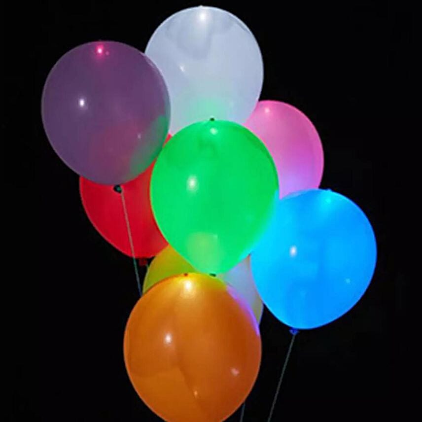 Colourful LED Helium Balloons Delivery in Singapore - FNP SG