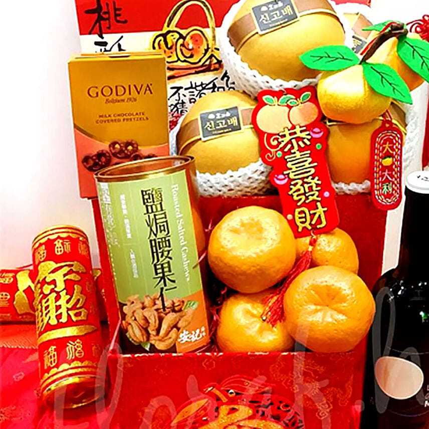 Chinese New Year Fruit Hamper Box Delivery in Singapore - FNP SG