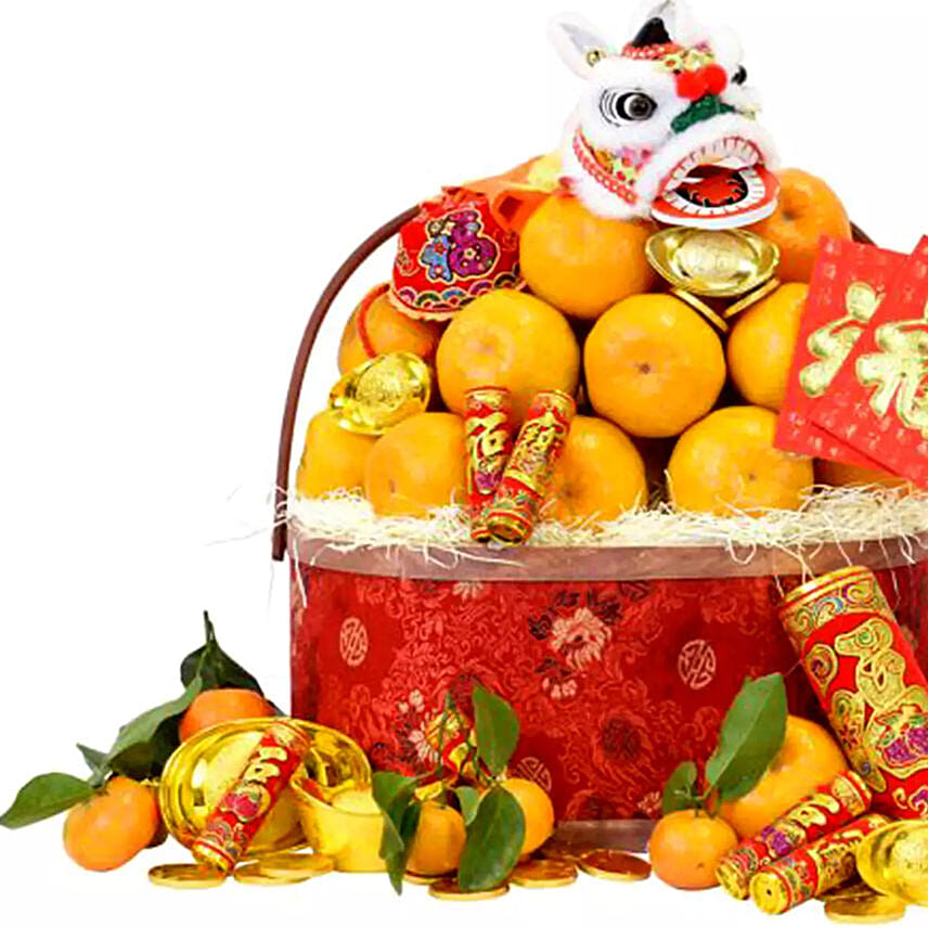 CNY Premium Mandarin Basket Delivery in Singapore - FNP SG