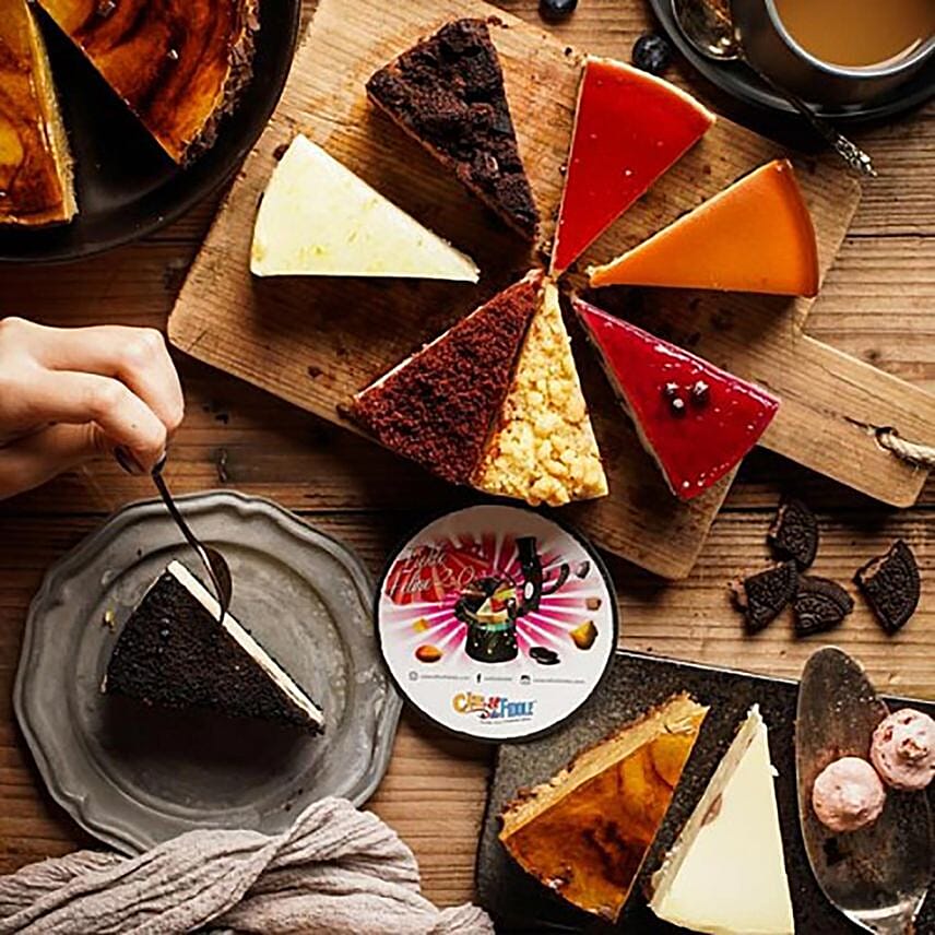 10 Assorted Flavour Cheesecake Slices- No Alcohol Delivery in Singapore ...