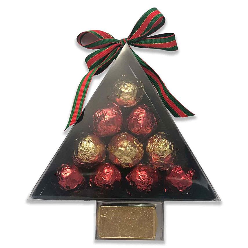 Christmas Tree Chocolate Box Delivery in Singapore - FNP SG