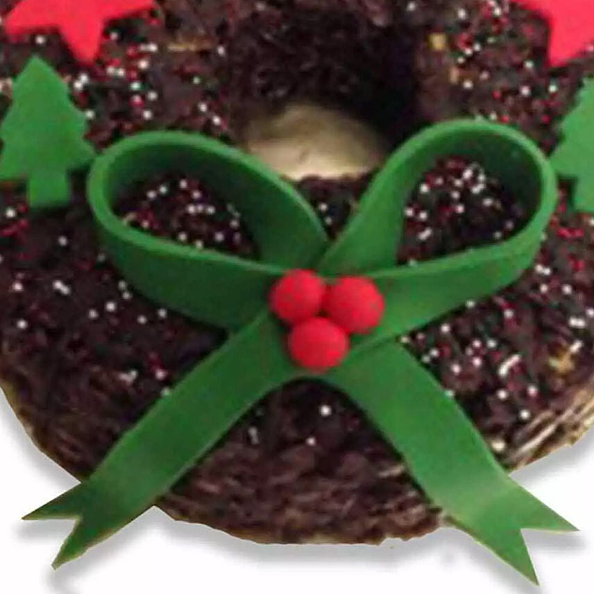 Online Edible Christmas Wreath Gift Delivery in SGP - FNP