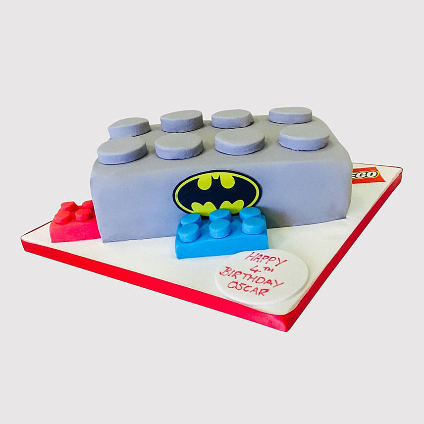 Batman Lego Vanilla Cake Delivery in Singapore - FNP SG