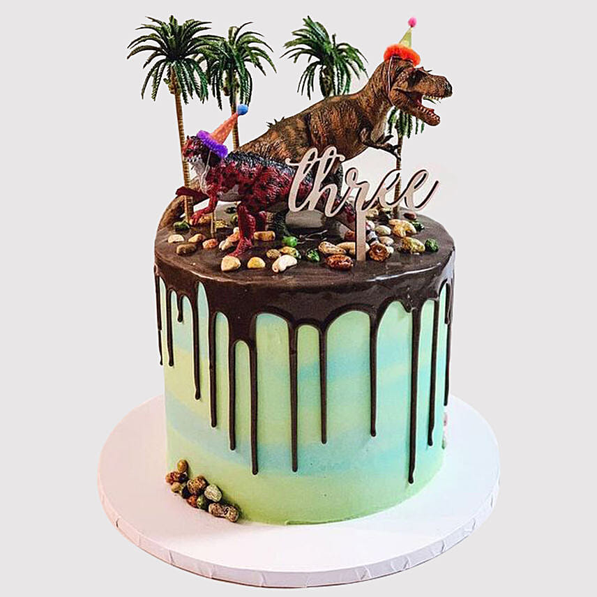 Designer Dinosaur Butterscotch Cake Delivery in Singapore - FNP SG