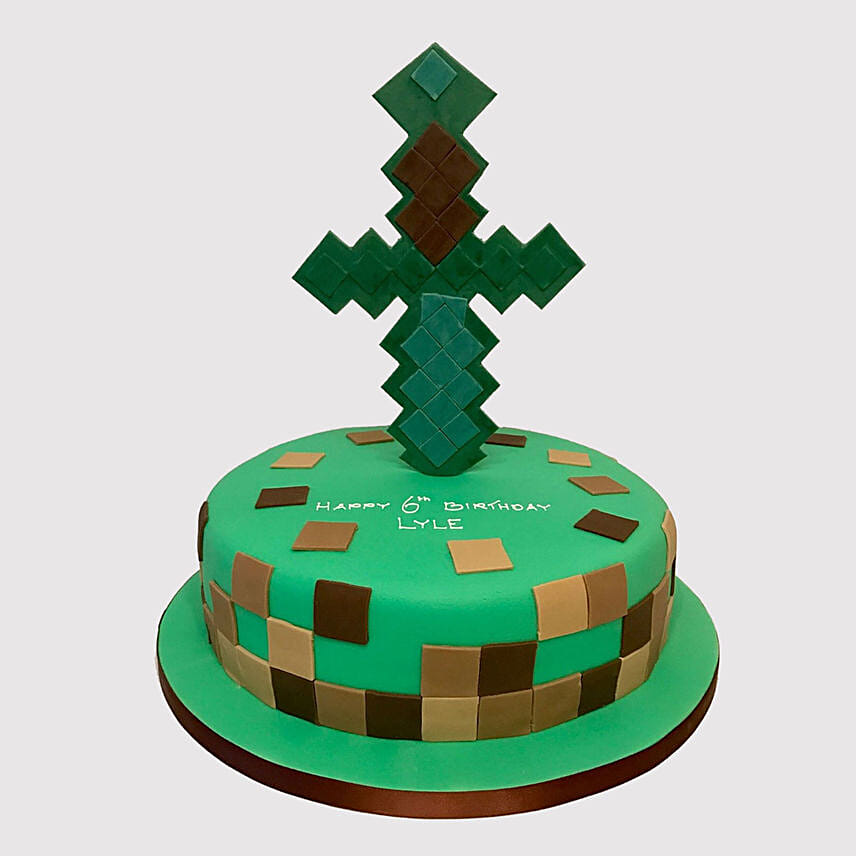 Minecraft Tree House Butterscotch Cake Delivery in Singapore - FNP SG