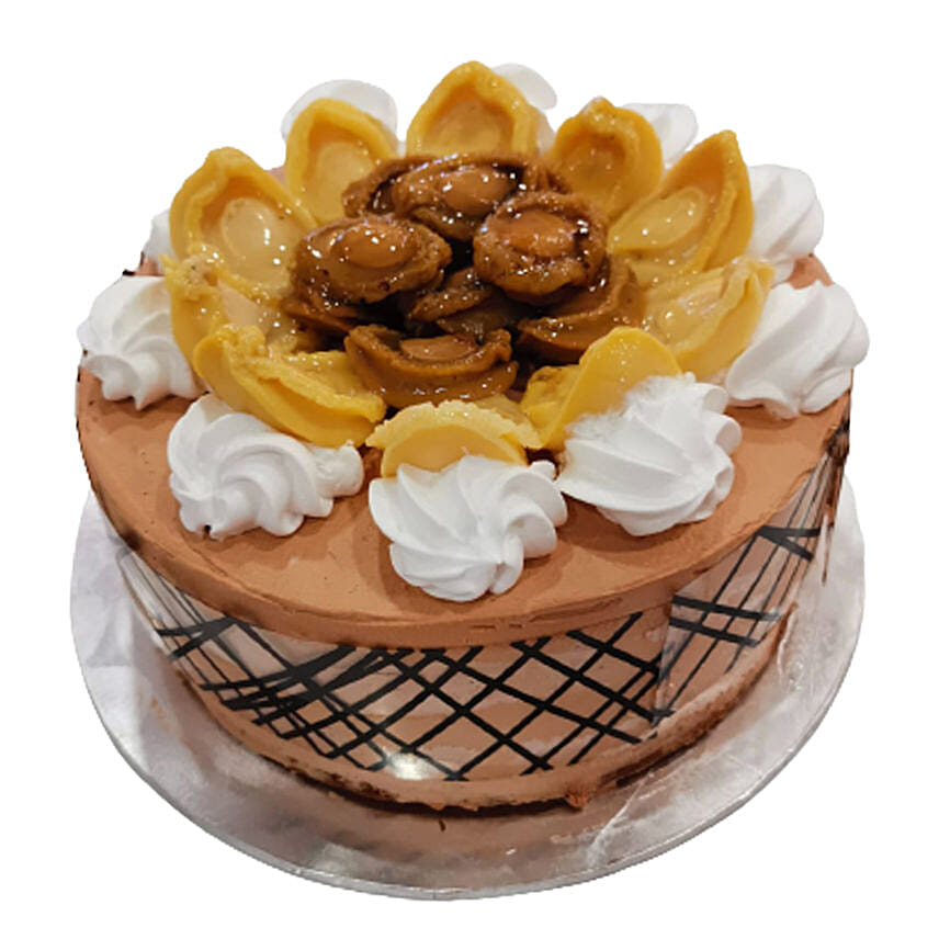 Chocolate Sponge Abalone Cake Delivery in Singapore - FNP SG
