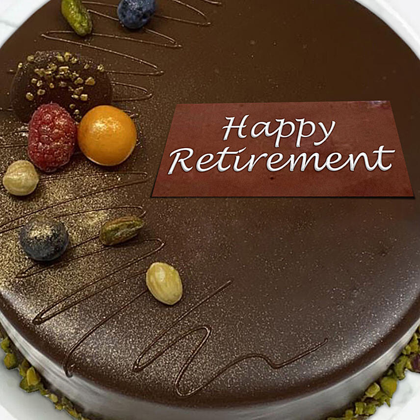 Chocolate Retirement Cake Delivery in Singapore - FNP SG