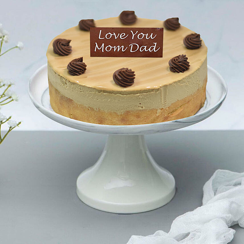Sweet Caramel Cake For Parents Day Delivery in Singapore - FNP SG