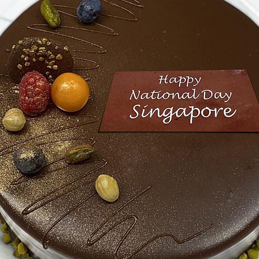 Chocolate Cake For National Day Delivery in Singapore - FNP SG