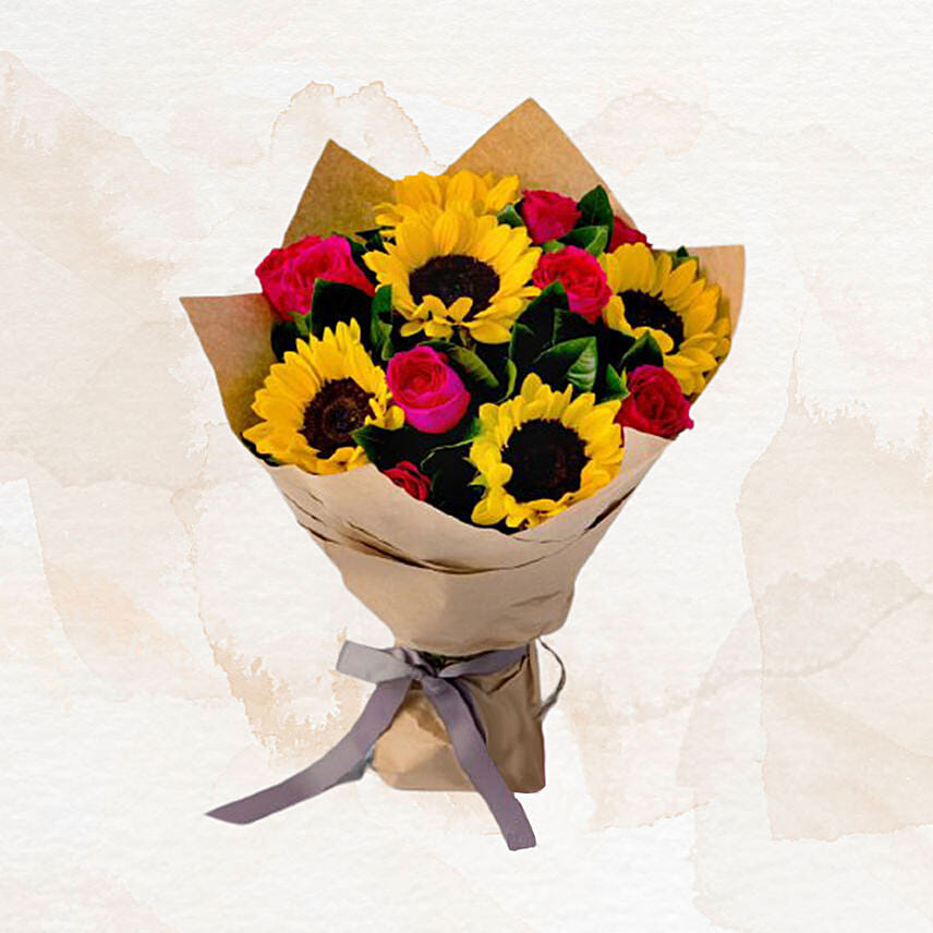 Sunshine Mist Bouquet Delivery in Singapore - FNP SG