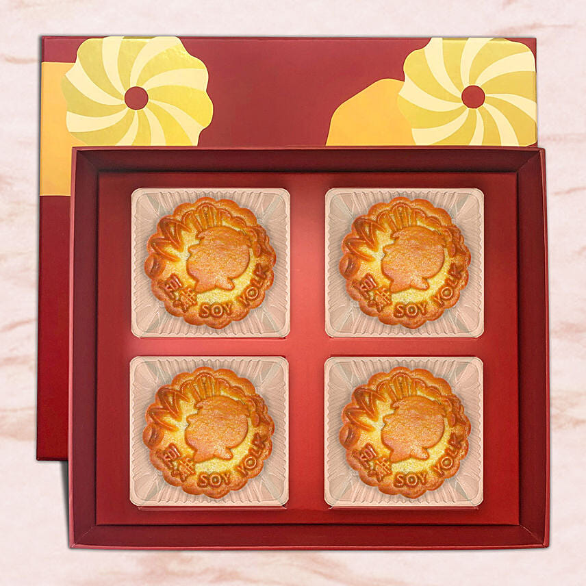 Soy Yolk Bakeskin Mooncake Delivery in Singapore - FNP SG