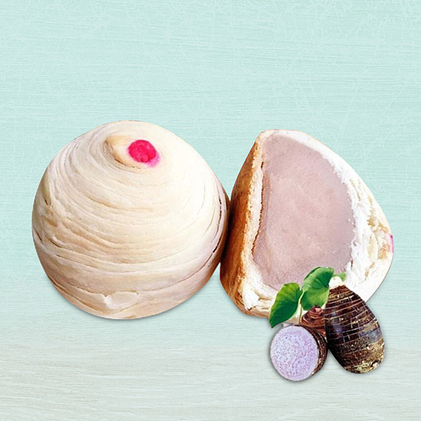 Online Flaky Yum Paste Mooncake With 6 Pcs Pomelo Fruit Gift Delivery ...