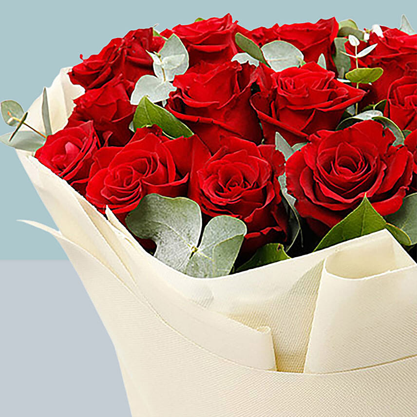 Timeless Bouquet of 20 Red Roses Delivery in Singapore - FNP SG