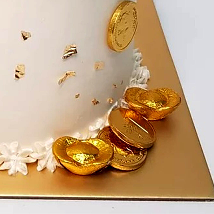 Happy Bday Choco Nana Money Pulling Cake Delivery in Singapore - FNP SG