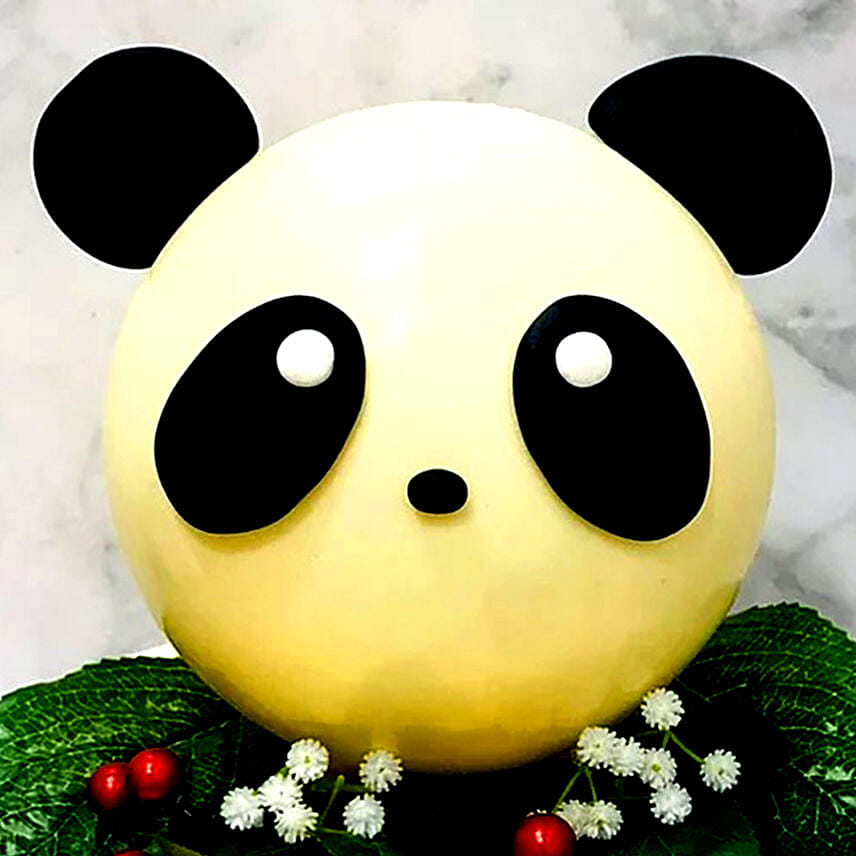 Online Panda Shaped Mango Pinata Cake Gift Delivery in SGP - FNP