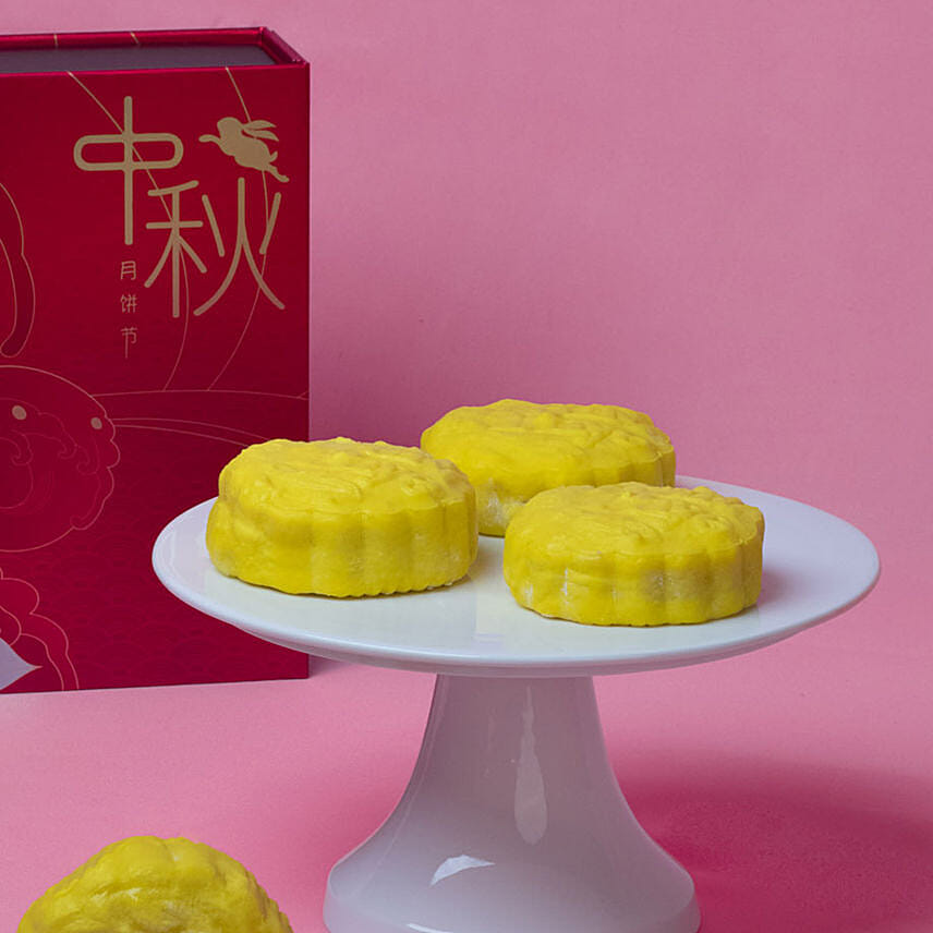 Durian Mooncake Yellow Delivery in Singapore - FNP SG