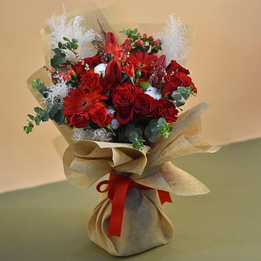 Gorgeous Mixed Flowers Bunch Delivery in Singapore - FNP SG