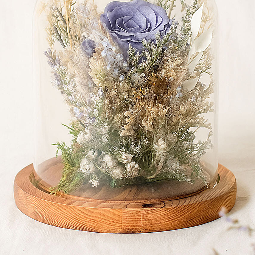 Forever Blue Preserved Rose Delivery in Singapore - FNP SG