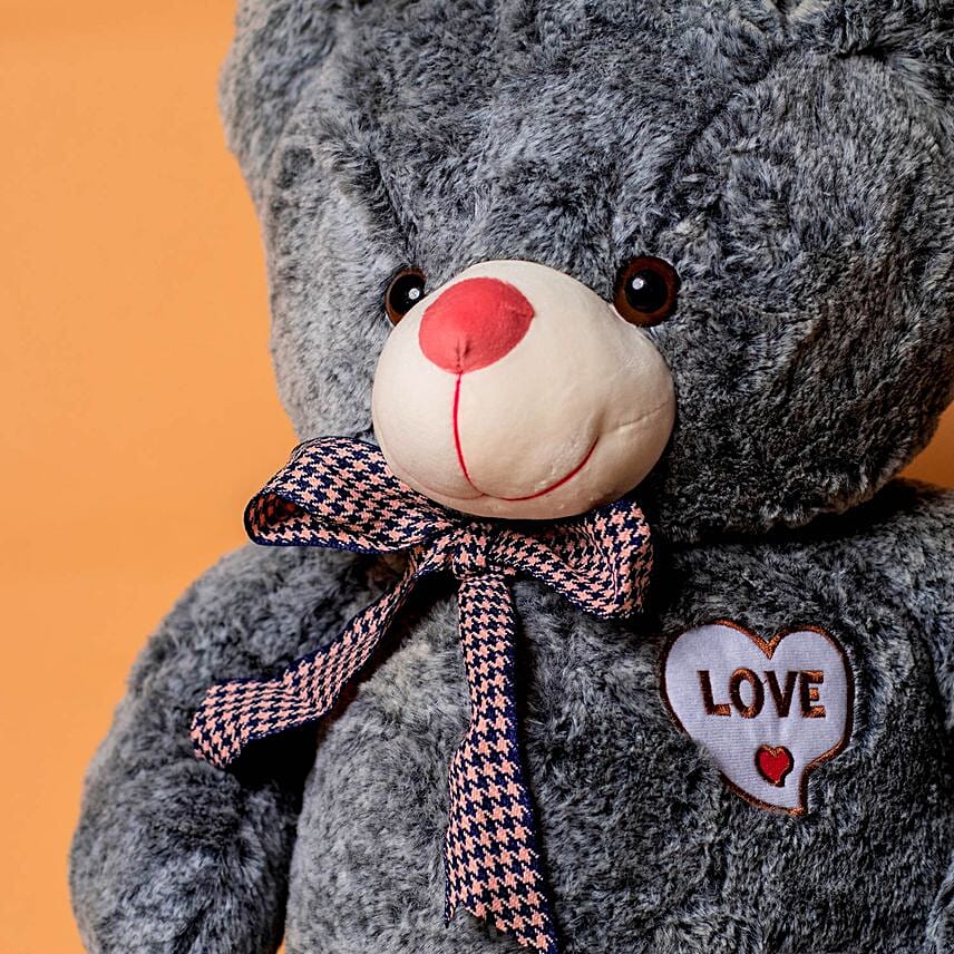 Grey Teddy Bear Delivery in Singapore - FNP SG