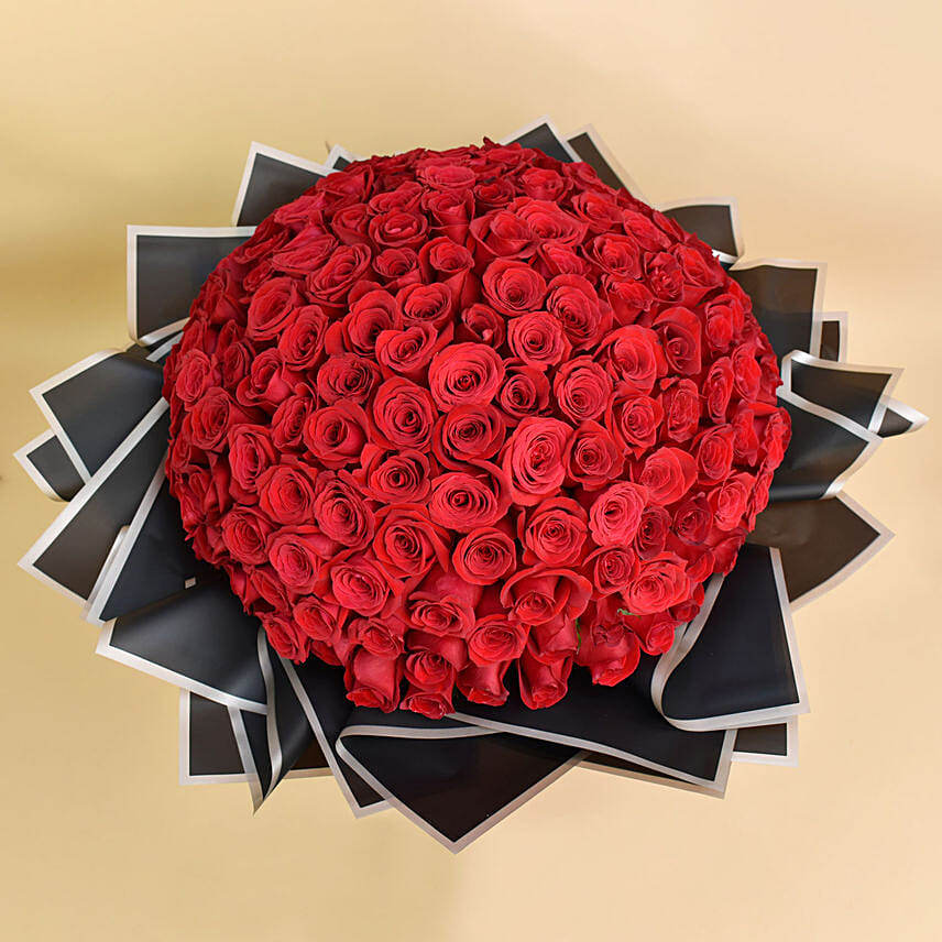 200 Red Roses Bouquet Delivery in Singapore - FNP SG