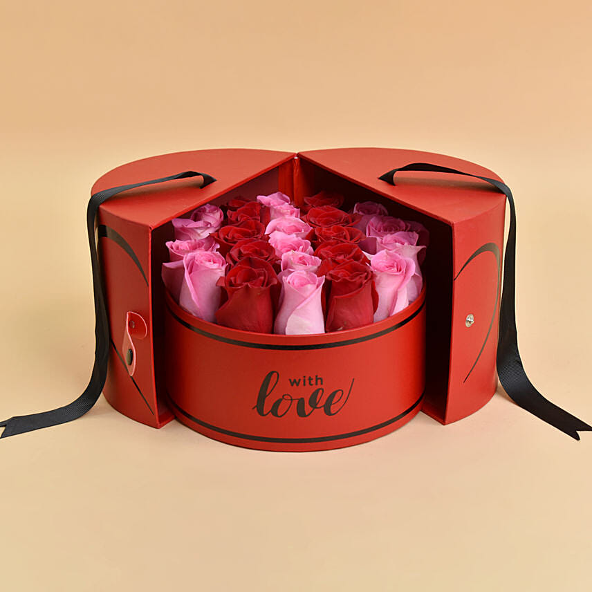 Roses Red Love Box For Valentine Delivery in Singapore - FNP SG