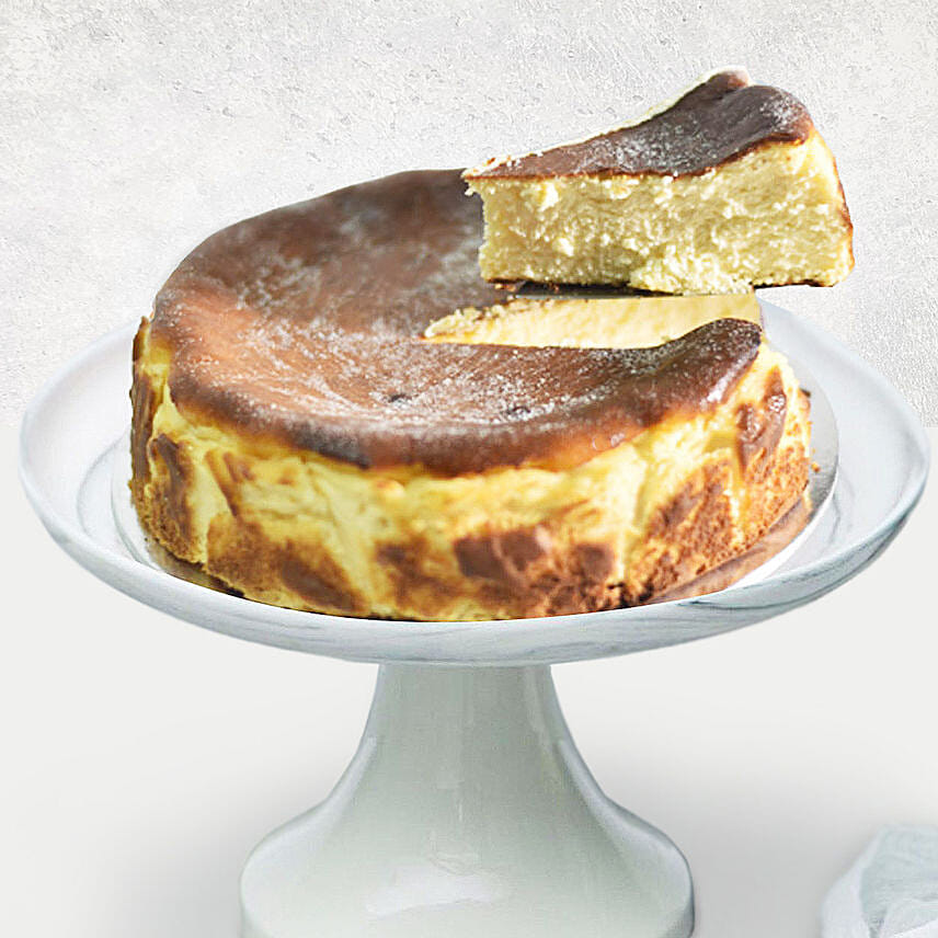 Creamy Burnt Cheese Cake Delivery in Singapore - FNP SG