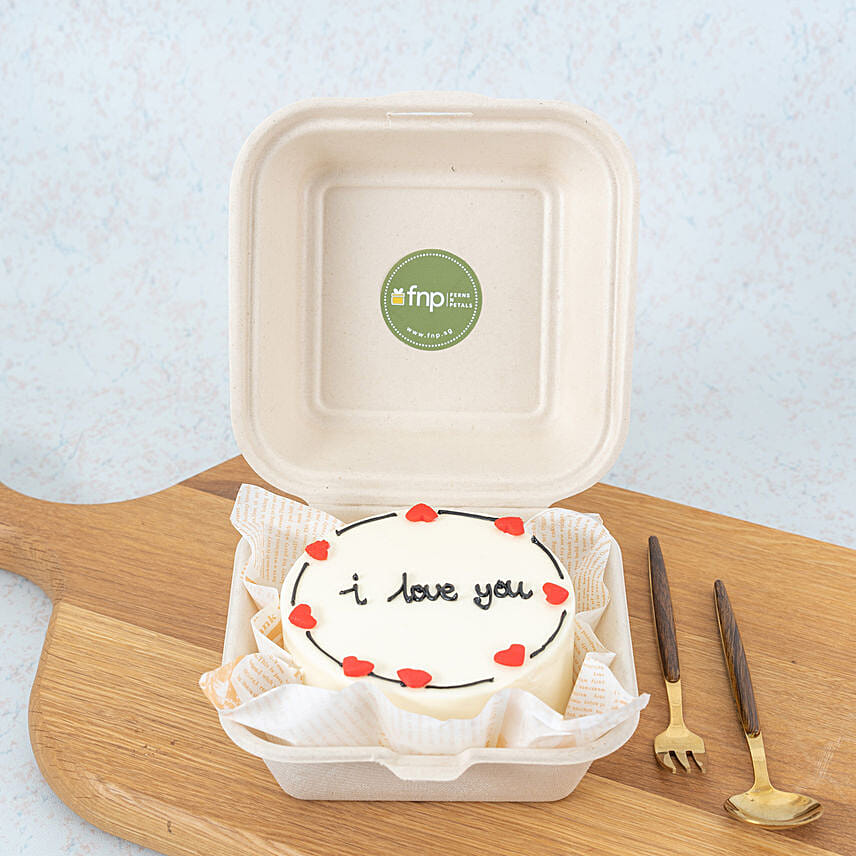 I love you Bento Nutella Cake Delivery in Singapore - FNP SG