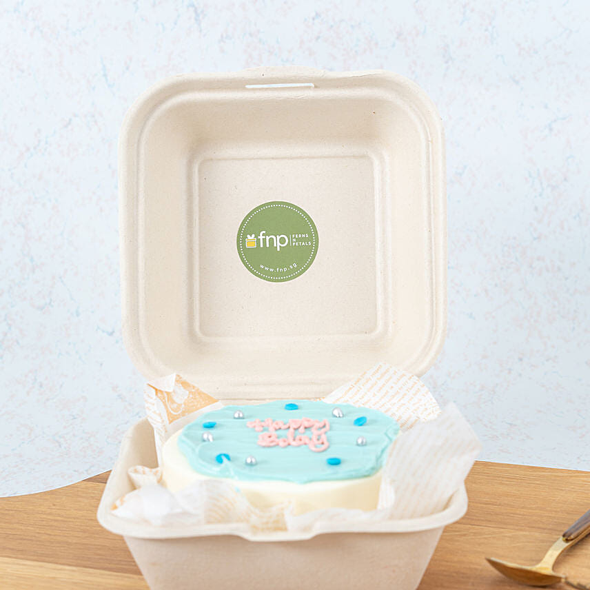 Sweety Blue Bento Black Chocolate Cake Delivery in Singapore - FNP SG