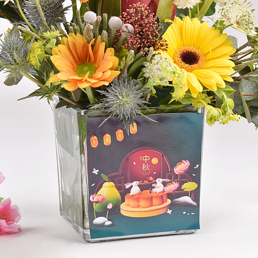 Happy Mid Autumn Festival Flowers Delivery in Singapore - FNP SG