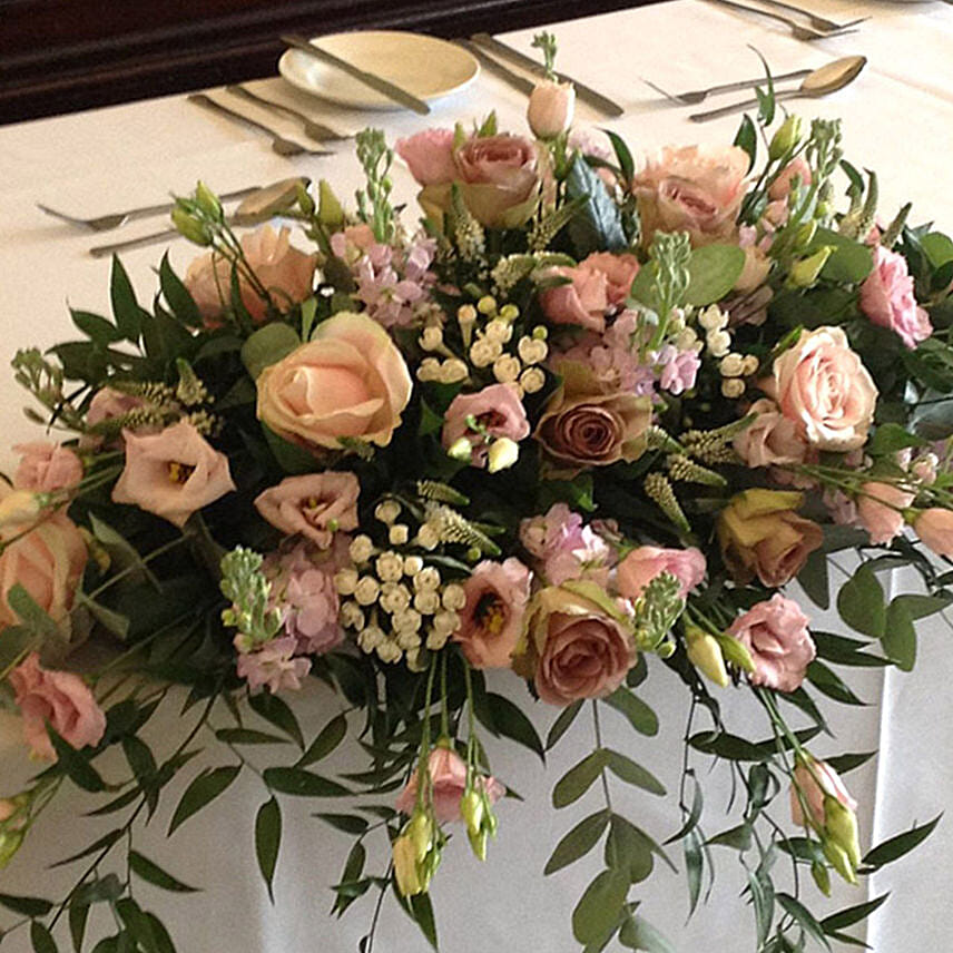 Mix Flower Center Table Arrangement Delivery in Singapore - FNP SG