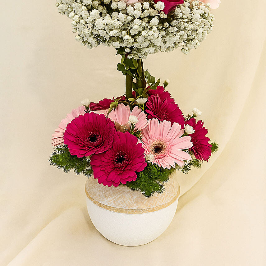 Mesmerised Pink Flowers Delivery in Singapore - FNP SG