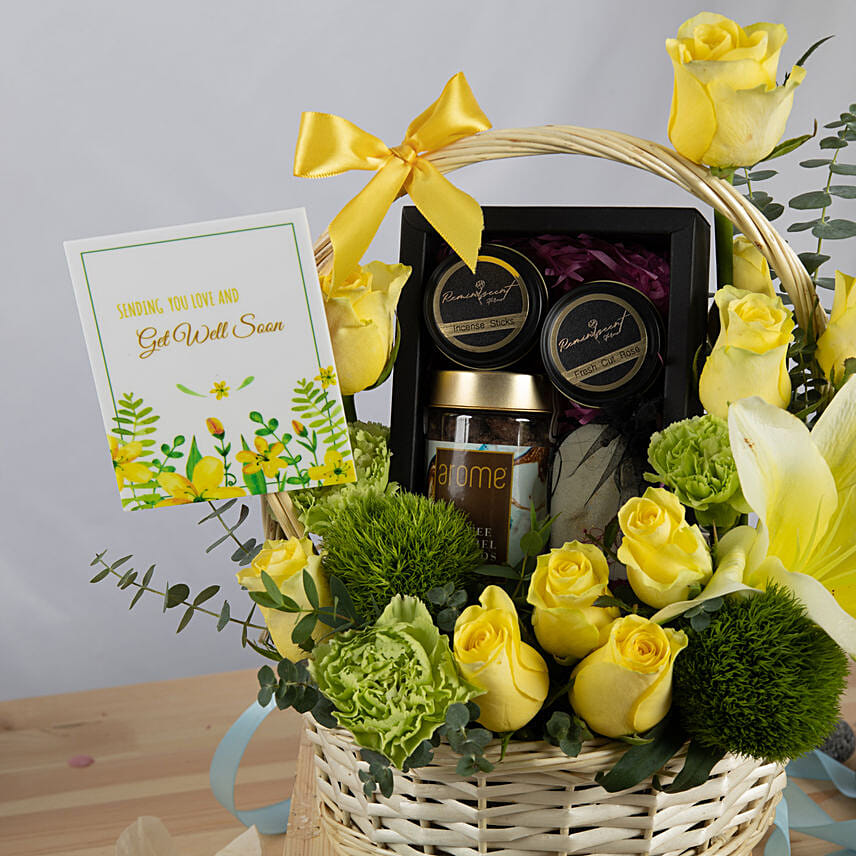 Get Well Soon Flowers and Care Basket Delivery in Singapore - FNP SG