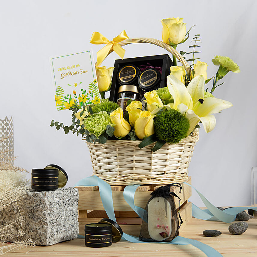 Get Well Soon Flowers and Care Basket Delivery in Singapore - FNP SG