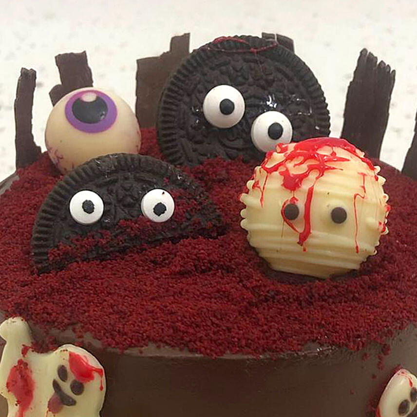 Happy Halloween Chocolate Cake Delivery in Singapore - FNP SG