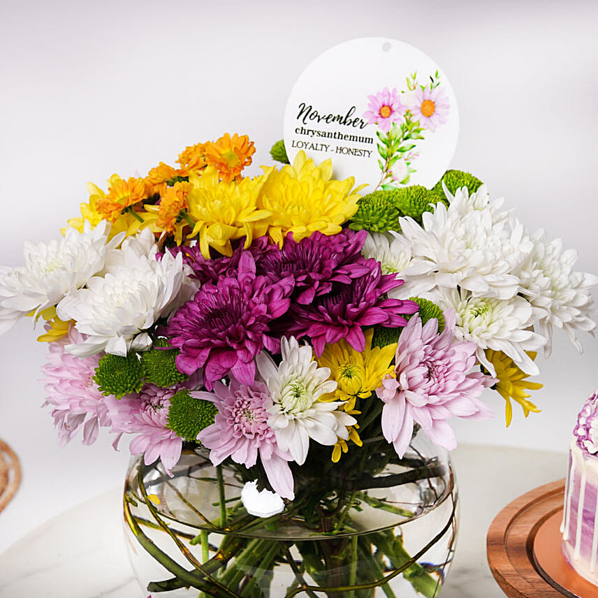 Chrysanthemum Flowers Arrangement Delivery in Singapore - FNP SG