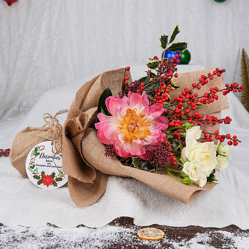 December Birthday Flower Bouquet Delivery in Singapore - FNP SG