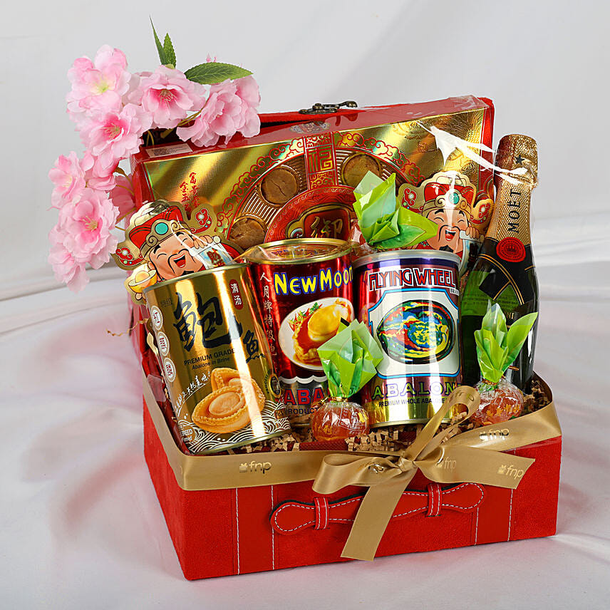Great Luck Wishes New year Hamper Delivery in Singapore - FNP SG