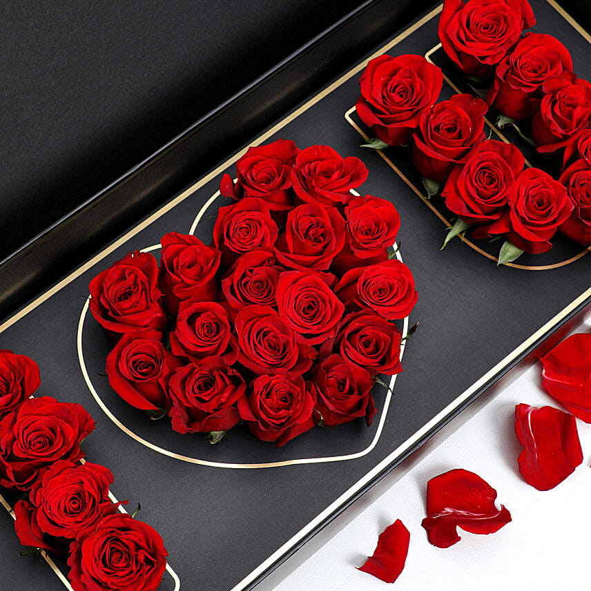 Box Of I Love You Roses For Somone Special Delivery in Singapore - FNP SG