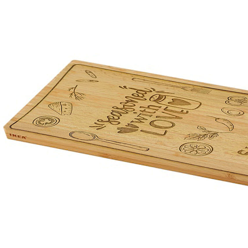 Personalised Engraved Wooden Server Plate Delivery in Singapore - FNP SG