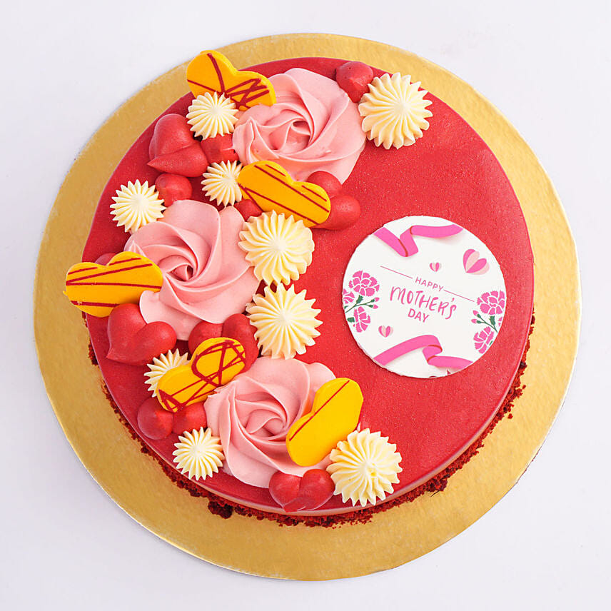 Designer Mothers Day Cake 5 Inch Delivery in Singapore - FNP SG
